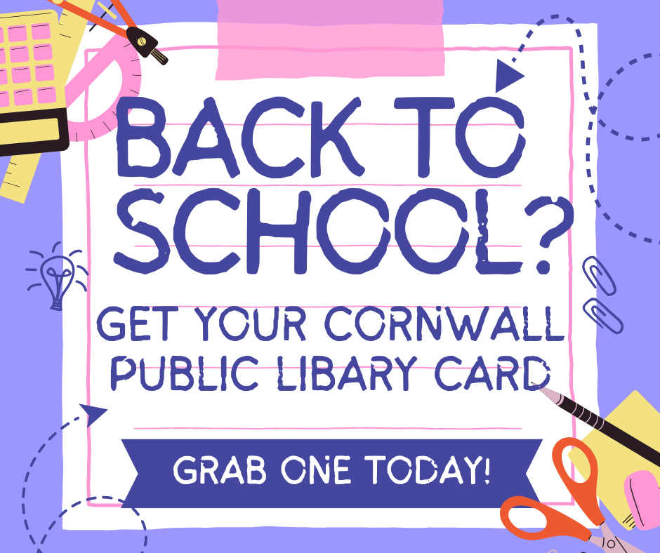 Home | Cornwall Public Library
